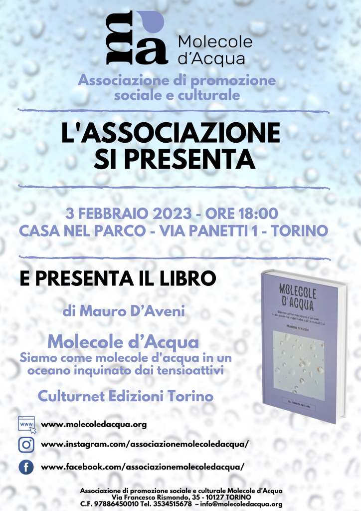 Presentazione dell'associazione Molecole d'Acqua - Molecole d'Acqua